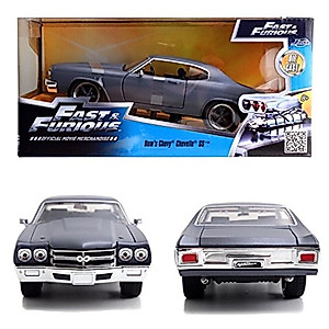 1/24 Jada Fast & Furious Dom's Chevy Chevelle SS Diecast Model Matte Grey 97835 ,#G14E6GE4R-GE 4-TEW6W213377