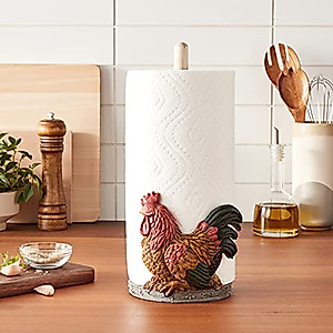 Koehler 12553 12 Inch Country Rooster Paper Towel Holder