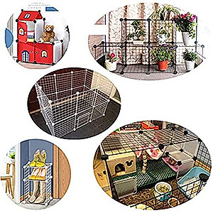 HOWDIA Wire Cube Plastic Connectors for Wire Grid Cube Storage Shelving & Mesh Snap Organizer 50pcs - Cream