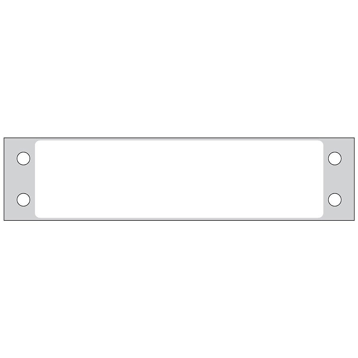 PDC Healthcare DPS15-3121FR Paper EDP/Dot Matrix Label, Smudgeproof Flexo/Removable Adhesive, 3.5" Width x 0.9375" Length, 4.5" Carrier Width, Fanfold/Edp Core Size, White (Box of 5000)