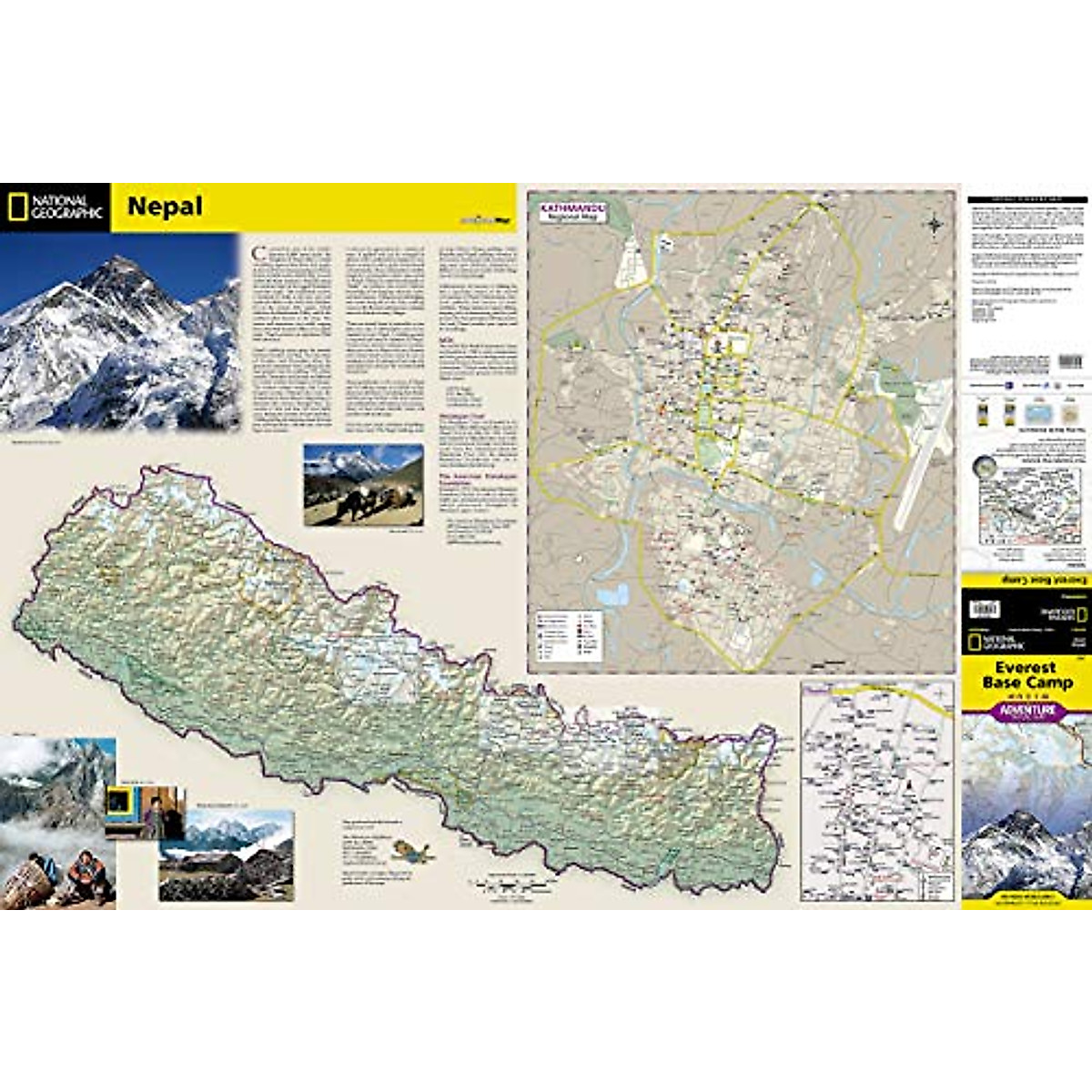 Everest Base Camp Map [Nepal] (National Geographic Adventure Map, 3001)
