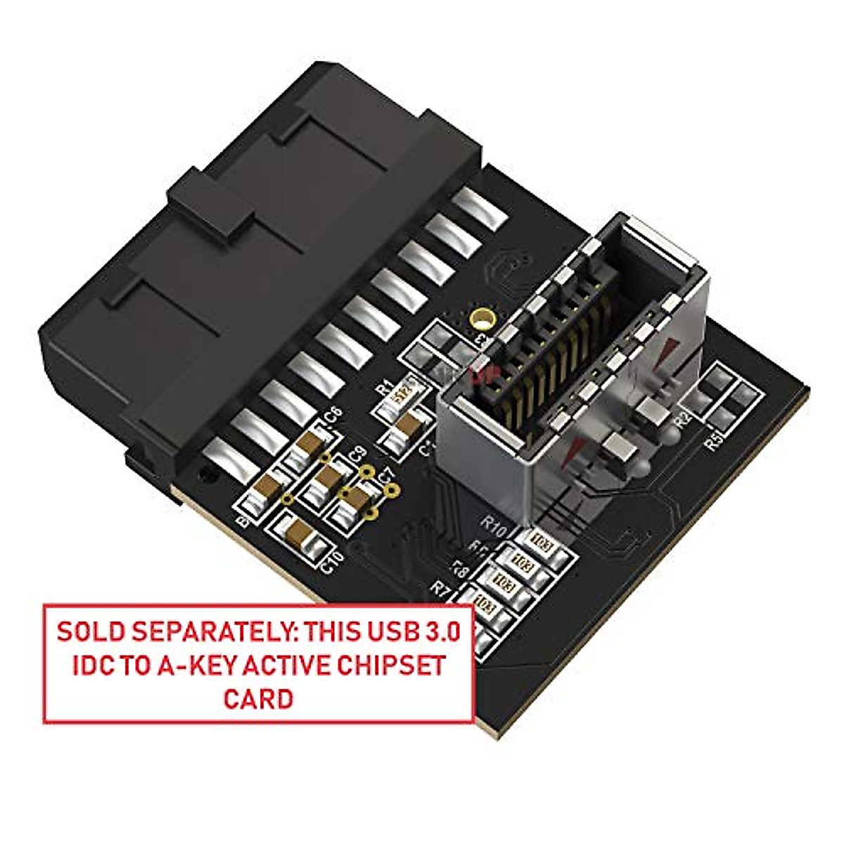 LINKUP USB 2.0 to USB 3.0/3.1 Upgrade Adapter, Noise Reduction, Shielded, 26 cm, Backed by 1-Year Warranty