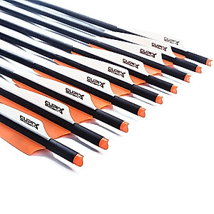 LWANO Crossbow Bolts 20 22 inch Crossbow Arrows for Hunting with 6Pcs 3 Blades Broadbeads