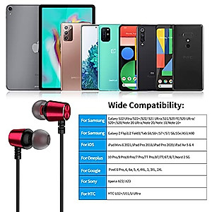 USB C Headphones for iPhone 15 Pro Max Samsung S20 FE S21 S22 S23 Ultra Z Flip Fold,APETOO HiFi Stereo in-Ear Type C Earphones Magnetic USB-C Earbuds with Mic Noise Canceling for Google Pixel Oneplus