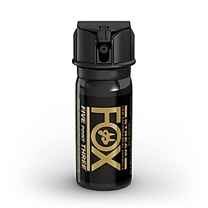 Fox Labs, 5.3 SHU Pepper Spray - 1.5 oz. Stream & Nylon Holster - Flip Top