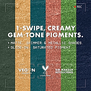 NYX PROFESSIONAL MAKEUP Vivid Rich Mechanical Eye Pencil, Vivid Rich Mechanical, Creamy Retractable Eyeliner - Smokin Topaz, Brown Eyeliner