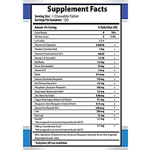 PET SUPPLEMENTS antioxidant for Dogs - Ultra Vitamins for Dogs - Chews - Powerful Formula - Mineral Complex - Vitamin e for Dogs Skin - 90 Treats (1 Bottle)