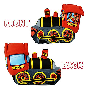 ArtCreativity 11 Inch Cozy Plush Train for Kids, Soft and Cuddly Train Pillow Toy, Cute Nursery Décor, Carnival Prize, Best Gift for Christmas, Boys, Girls, Newborn, Infant, Toddler