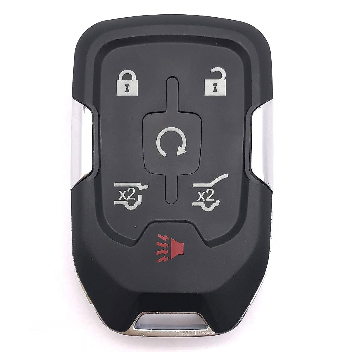 6 Buttons Replacement Key Fob Cover Case fits for 2014 2015 2016 2017 Chevrolet Chevy Suburban Tahoe GMC Yukon Keyless Entry Key Fob Shell