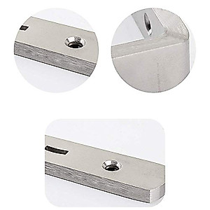 PIBM Stylish Simplicity Shelf Wall Mounted Floating Rack Shelves Stainless Steel Solid Wood Tripod Widening Thicken Small Items Storage,8 Sizes, a , 60x20x10.9cm