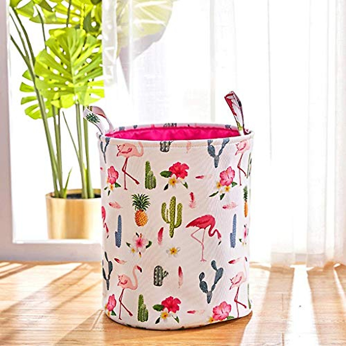 TBGFPO Storage Basket-Large Sized Storage Basket Waterproof Coating Organizer Bin Laundry Hamper for Nursery Clothes Toys