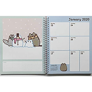 Pusheen 2019-2020 Weekly/Monthly Planner Calendar