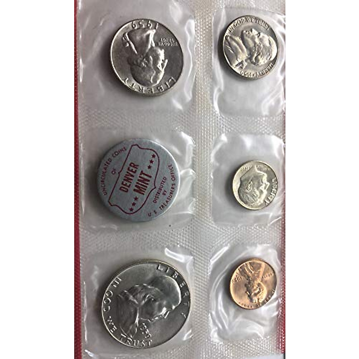 1959 P D Silver US Mint Set Comes in Original US mint packaging Uncirculated