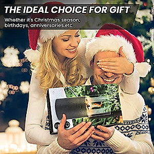 KOMAN Tabletop Fire Pit,Isobutane Gas Propane Portable Tabletop Fireplace,Outdoor Round Mini Fire Pit Bowl with Pebbles for Balcony Garden, Patio Heating, Bonfire and Picnic (Gas Not Included)