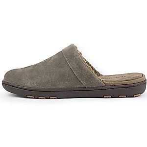 Tempur-Pedic Mens Lonny Scuff Casual Slippers Casual - Grey - Size 12 2E