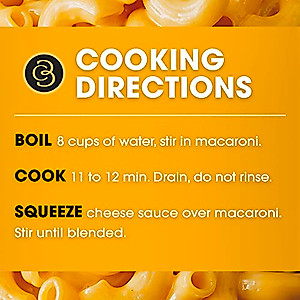 Cracker Barrel Sharp Cheddar Macaroni & Cheese Dinner, 14 oz Box