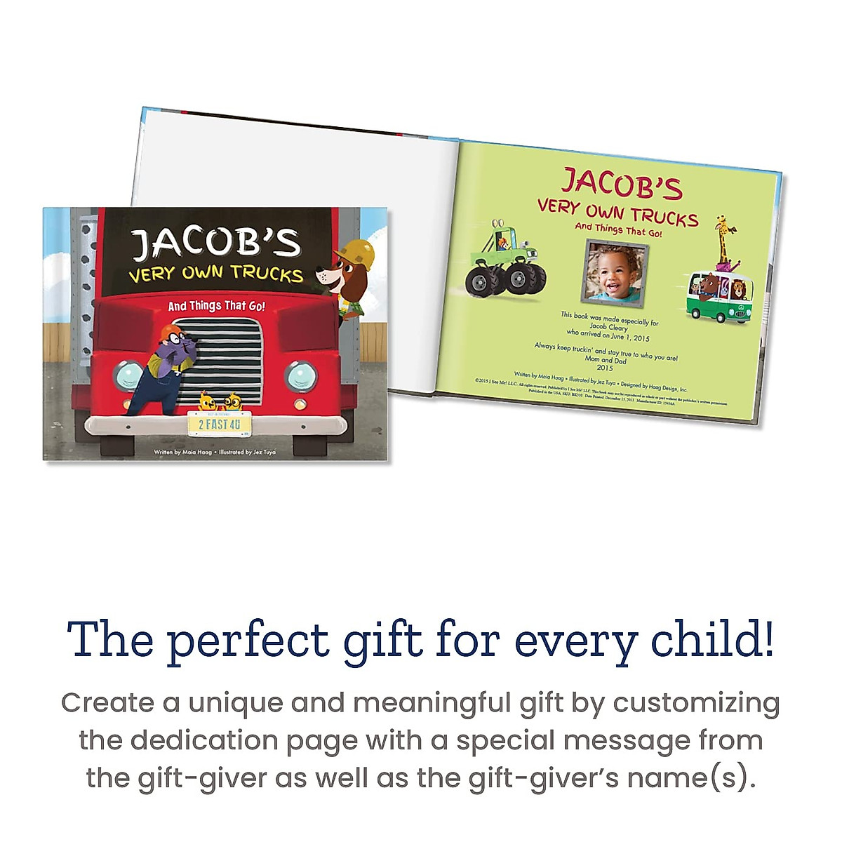 I See Me! My Very Own Trucks - Personalized Story for Kids (Hardcover)