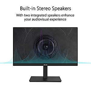 ASUS 27” 1080P Docking Monitor (VA27ECPSN) – Full HD, IPS, 75Hz, Adaptive-Sync, Speakers, Eye Care (Renewed)