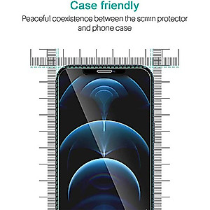 Acediar Tempered-Glass Screen Protector for iPhone 12 Pro Max 【6.7" 3-Pack】 High-Definition Glass Screen Protector for iPhone 12 Pro Max 2020 [Anti-Scratch][Bubble Free] Work Most Case