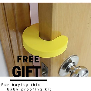 Seegar Baby Proofing Kit, 41 Packs Baby Safety Kit with Upgraded Cabinet Locks, Corner Guards and Outlet Covers-Babyproofing Your House