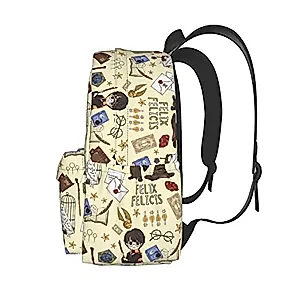 Magic Owl Backpack Durable, Lightweight and Spacious Laptop Bag for Travel and Fans for Family 16Inch