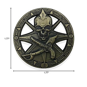 Norse Foundry Metal Pirate Compass 45mm RPG Adventure Compass