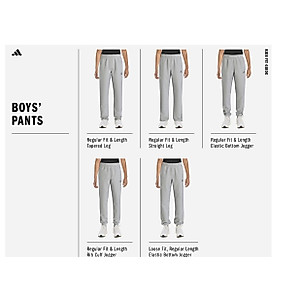adidas boys Iconic Tricot Jogger Track Pants, Iconic Black, X-Large US