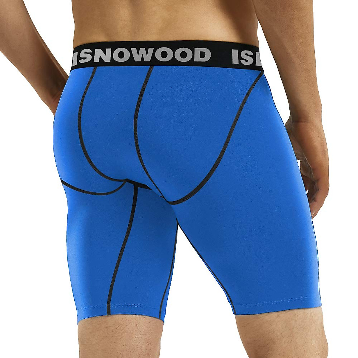 isnowood Compression Shorts for Men Spandex Running Workout Athletic Underwear