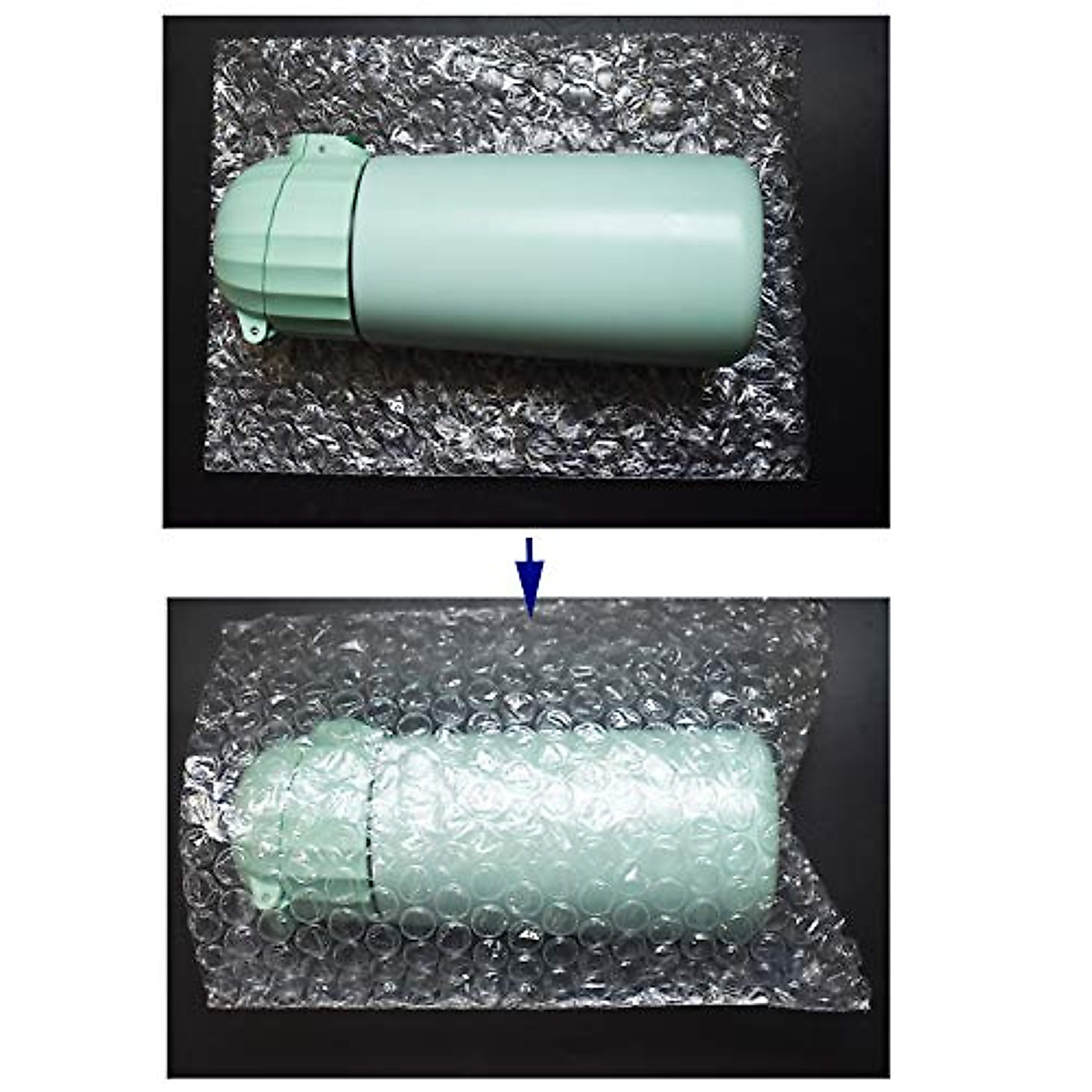 100Pack 6x8 Inch Bubble Out Bags Bubble Pouches Wrap Cushioning Packaging Bags, Double-Side Premium Small Bubble Out Pouch for Moving, Shipping, and Storage