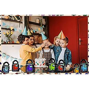 12Pack Paper Treat Boxes,Ags Birthday Party Gift Boxes Ags Themed Gable Boxes, Candy Gift Bag,Boy Girls Birthday Party Supplies Children's Birthday Party Snack Boxes…