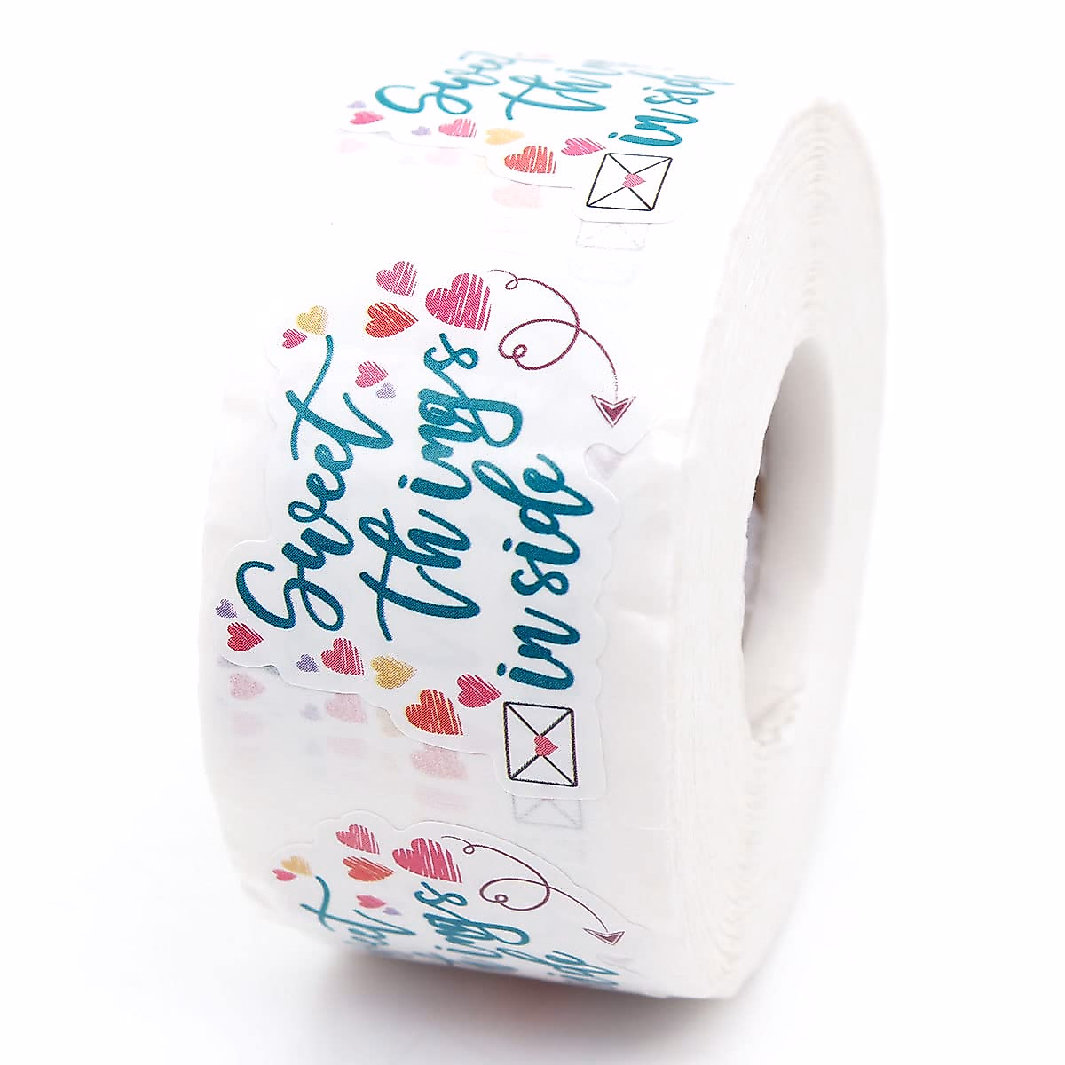 Muminglong 1.5 Inch Sweet Things in Side Sticker,Thank You Sticker, Small Business, Handmade Sticker,Packaging Sticker, 500 PCS