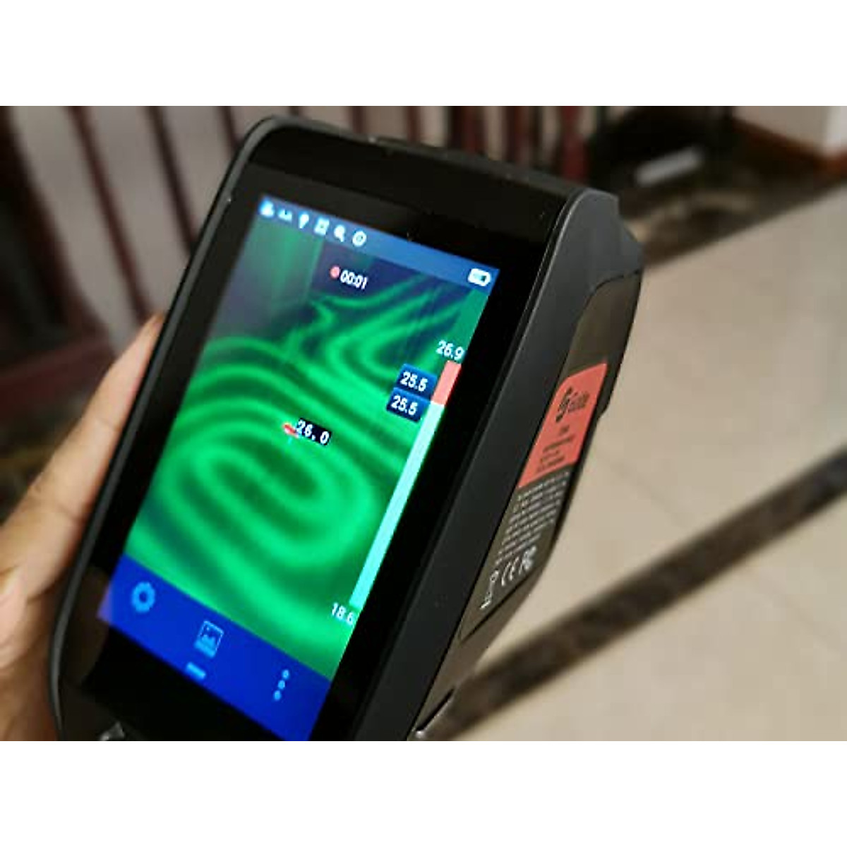Guide D192M Intelligent Thermal Camera 192x144 IR Resolution -20℃~1500℃ IP54 4-inch high-Brightness Touchscreen