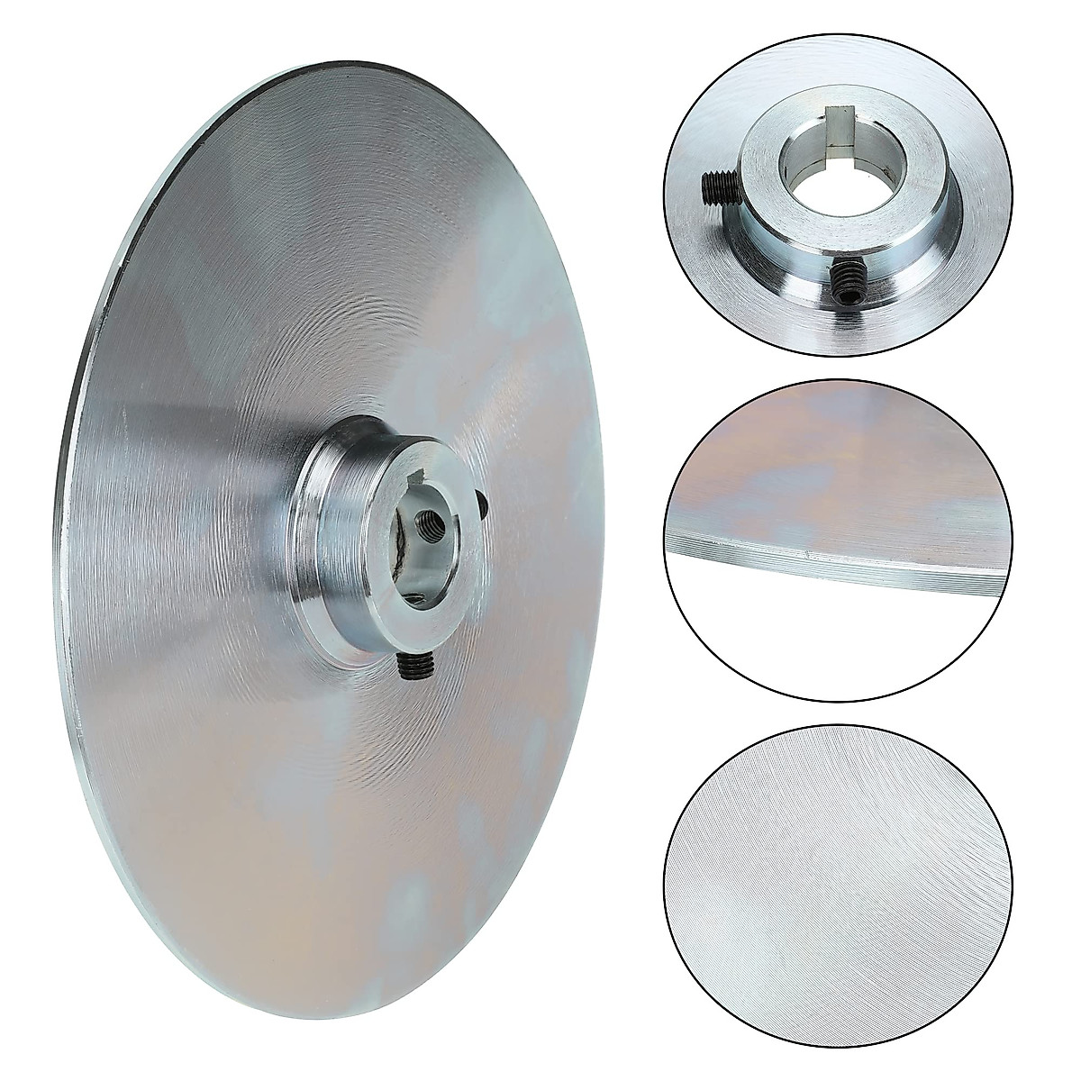 GREHUA 8" Mechanical Brake Disc 1" Bore 1/4" Keyway for Azusa 1823 Manco 9598 9597 Airheart MB-1 Yerf-Dog ASW Bristers Go Kart Predator 212cc 196cc 6.5hp GX160 Dune Buggy Drift Trike Cart Parts Rotor