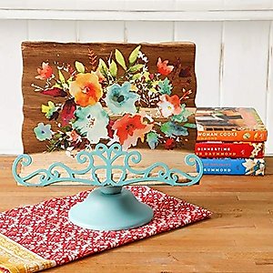 10.4-Inch Natural Acacia Wood Willow Cookbook Holder