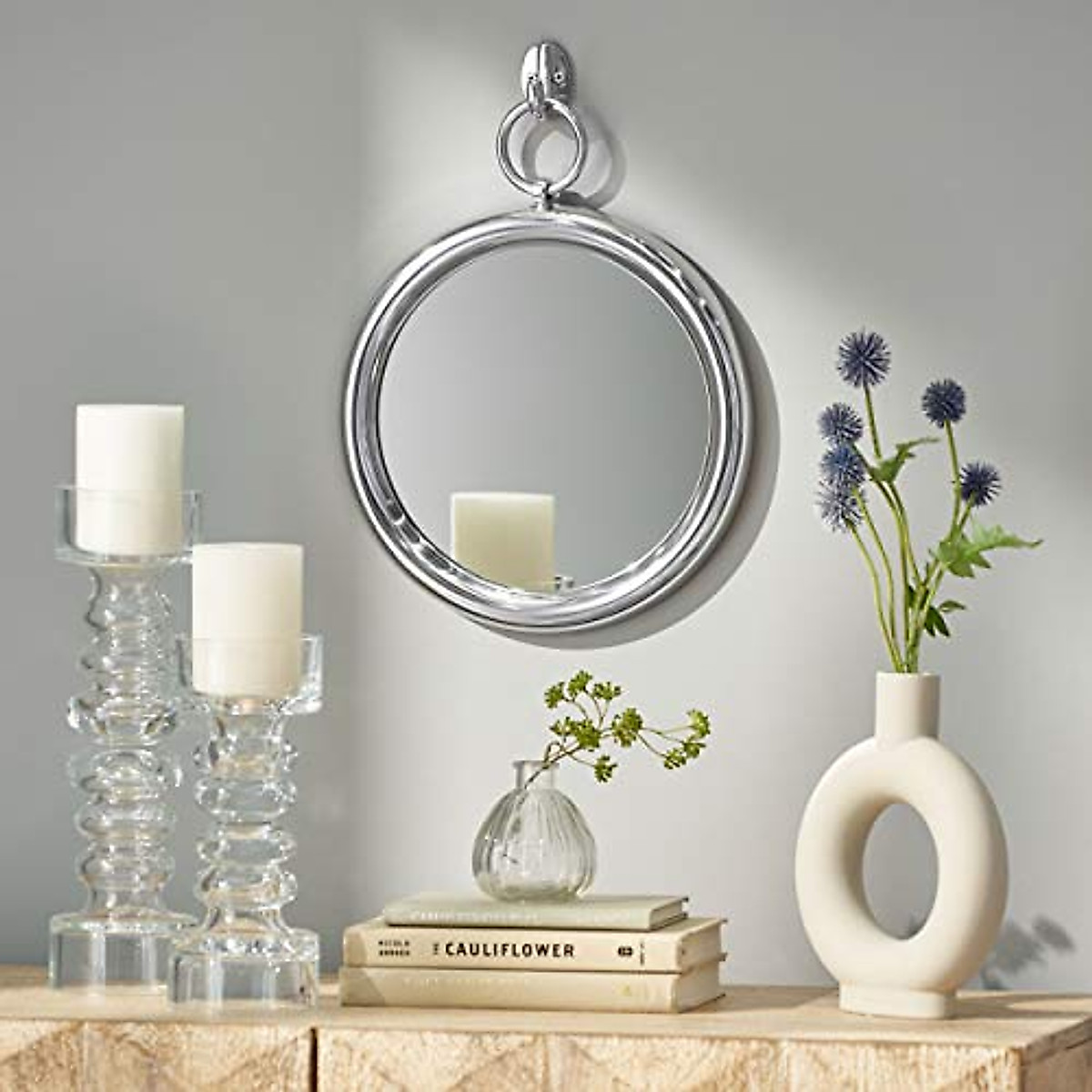 Christopher Knight Home Rumley Mirror, Silver