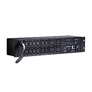 CyberPower PDU41008 Power Distribution Unit Switched 200-240V, 30A (Derated to 24A) 16 Outlets, 2U Rackmount