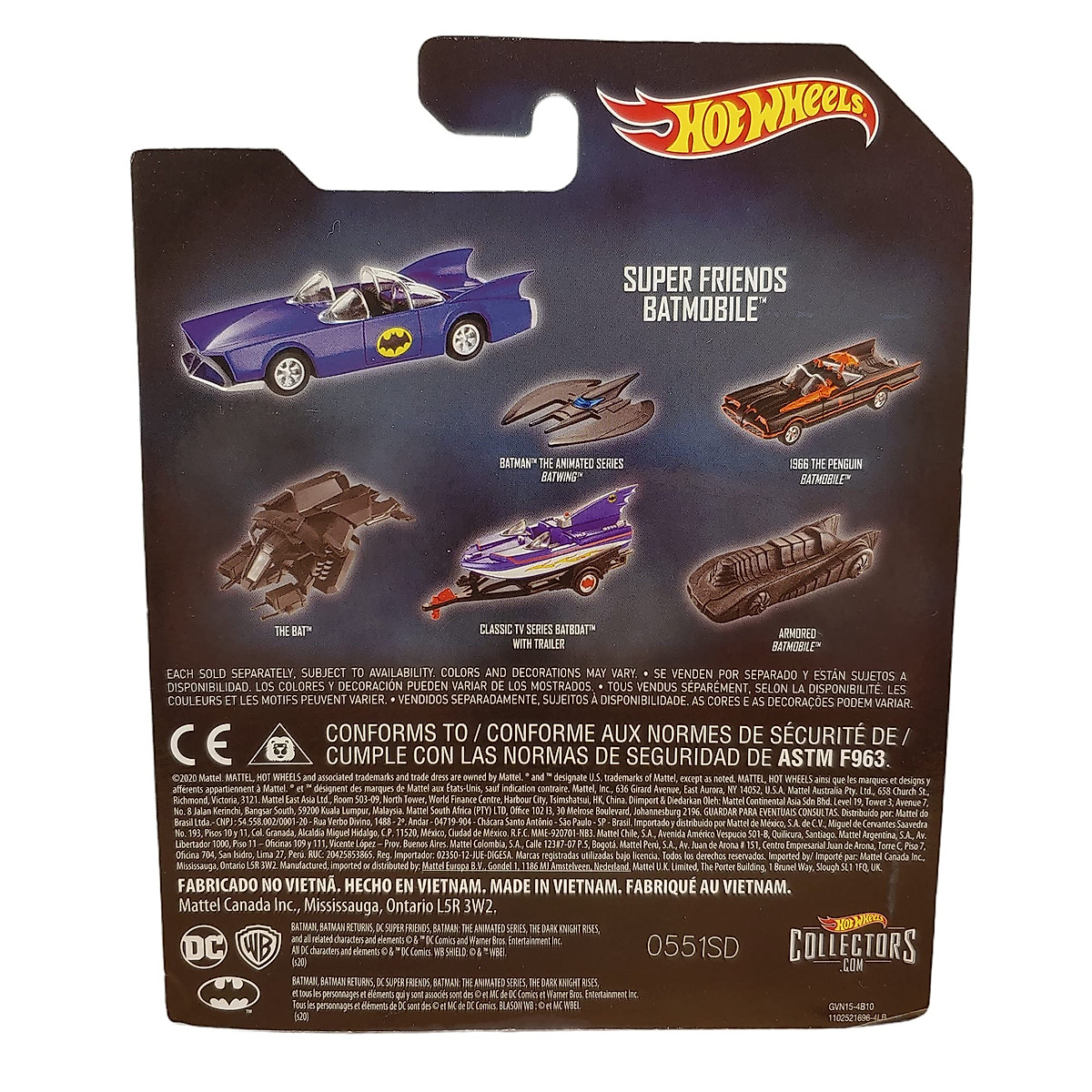 Hot Wheels Super Friends Batmobile