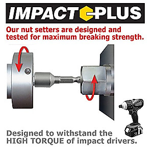 IVY Classic 44712 3-5/8" Slotted Sidewalk Driver, Impact Plus, 1/Card