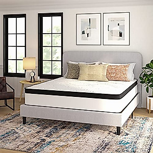 Taylor & Logan Linden 12" CertiPUR-US Certified Hybrid Pocket Spring Mattress in a Box with an Extra Firm Feel for Durable Support - King