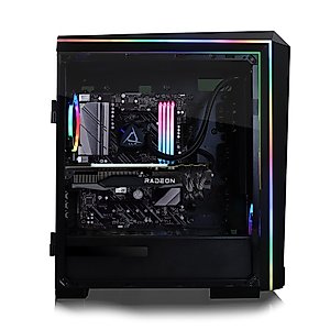 CLX Set VR-Ready Gaming Desktop - Liquid Cooled AMD Ryzen 9 5950X 3.4GHz 16-Core Processor, 64GB DDR4 Memory, Radeon RX 6900 XT 16GB GDDR6 Graphics, 1TB SSD, 6TB HDD, WiFi, Windows 11 Home 64-bit