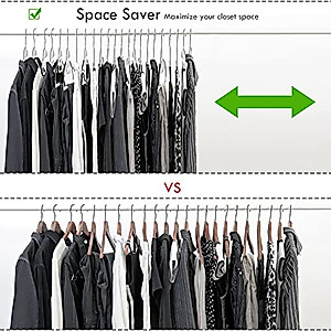 ATZJOY Non Slip Plastic Hangers 100 Pack Ultra Slim Heavy Duty Clothes Hangers Use for Wet & Dry Clothes