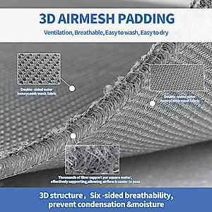 MABOZOO Mattress Underlay, 3D Air Meshfiber Under Mattress Pad for RV, Boat, Camper, Breathable Rv Under Mattress Ventilationand, Bed’s Creating Air Flow for a Dry and Comfortable Experience (Queen)