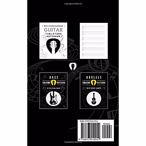 Guitar Tablature Notebook: Blank Guitar Tablature Paper, Standard Tab Manuscript Paperback for Beginners and Advanced Musicians