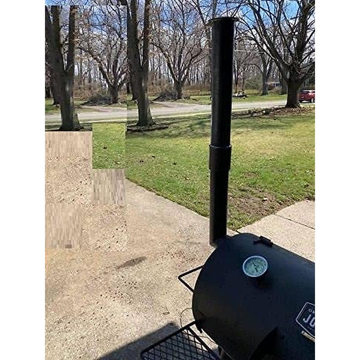 18" SMOKE STACK EXTENSION FOR OKLAHOMA JOE'S LONGHORN