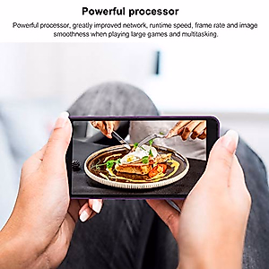 FOLOSAFENAR Smartphone,5.72 inch HD Full Screen Cellphone,face Recognition and Fingerprint Unlock Smartphone,Dual Card Dual Standby,512MB+4GB()