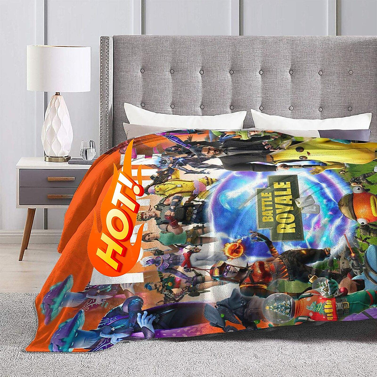 Game Blanket 3D Printing Super Soft Flannel Blanket Anime Warm Throw Blanket Fashion Sofa Bedding 4-50"x40"