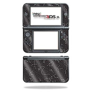 MightySkins Glossy Glitter Skin for Nintendo New 3DS XL (2015) - Constellations | Protective, Durable High-Gloss Glitter Finish | Easy to Apply, Remove, and Change Styles | Made in The USA