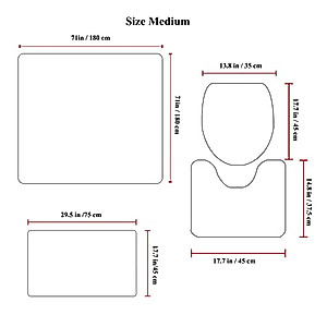 AZHM White Daisy Flower Shower Curtain Sets with Rugs 4 Piece Rustic Flower Floral Wood Panel Bathroom Decor Set with Non-Slip Rugs Toilet Lid Cover and Bath Mat Farmhouse Bathroom Shower Set