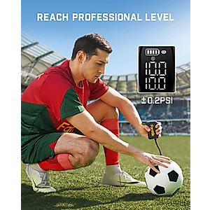 Fanttik X8 Nano Electric Ball Pump - Ultra-Fast Inflation, Portable with LCD Display, Digital Pressure for Sports Balls