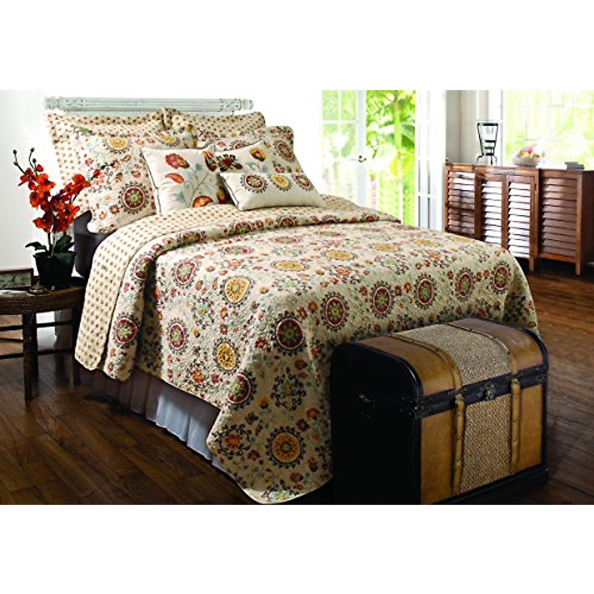 Greenland Home Decorative Pillow, 1 Count (Pack of 1), Multicolor